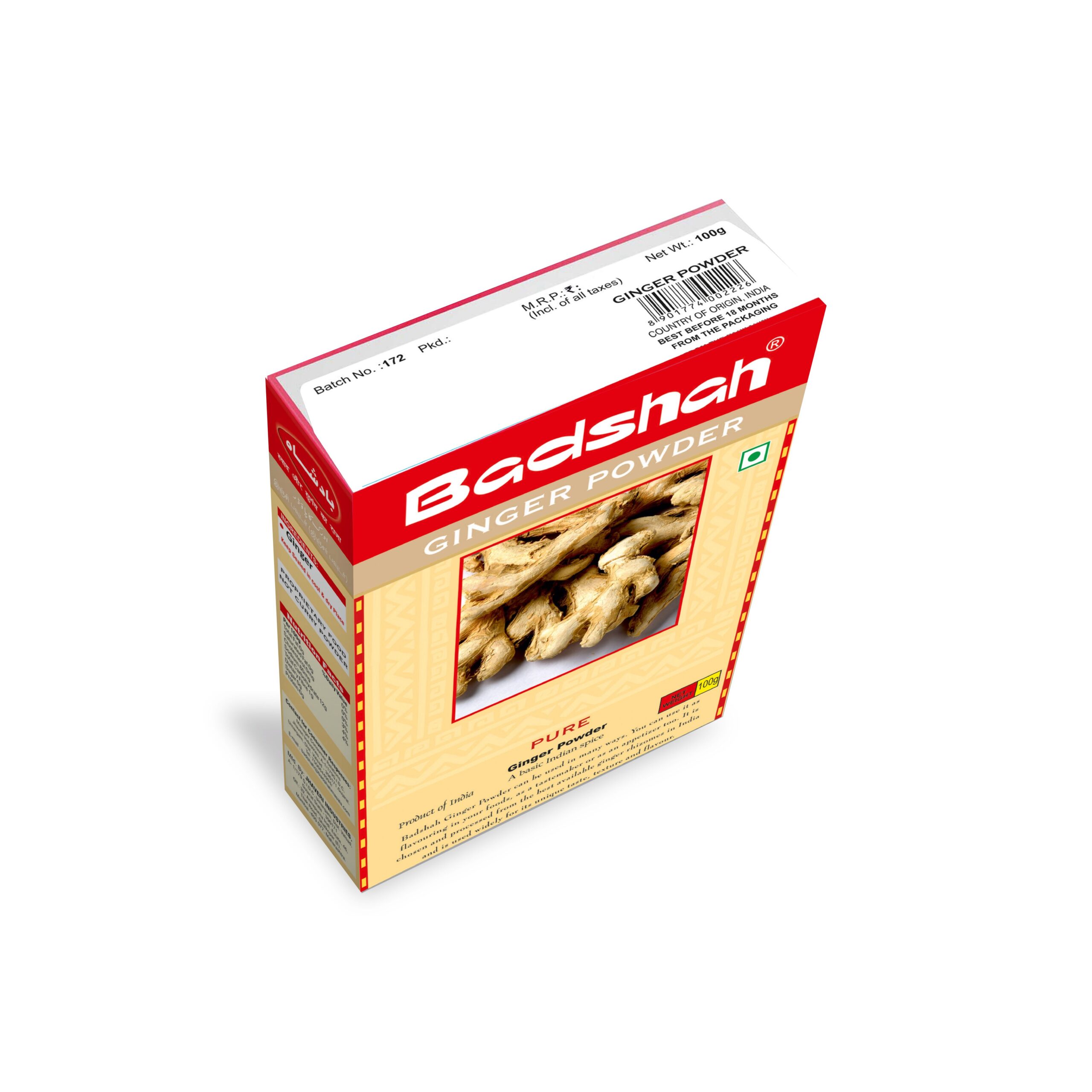 Get Fresh & Authentic Ginger Powder Online| Badshah Masala