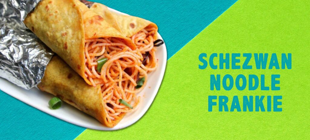 Try Our Tastiest Schezwan Noodle Frankie Recipe | Badshah Masala