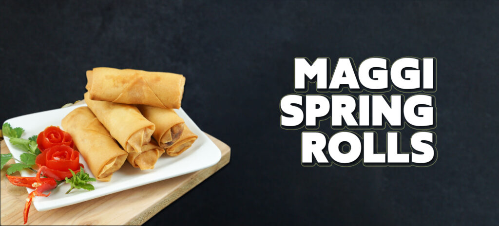 Crunchy And Savory Maggi Spring Roll Recipe | Badshah Masala